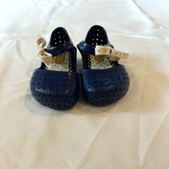 Mini Melissa | Shoes | Mini Melissa Size 6 Toddler Navy Blue Mary Janes ...